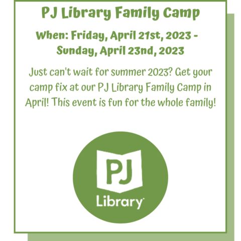 PJ Library Family Camp - Camp Newman
